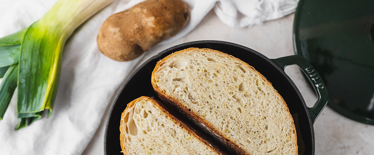 Potato Leek Bread Recipe – Kana
